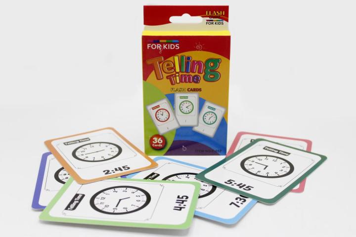Telling Time Flash Cards (F-052) | Daraz.pk