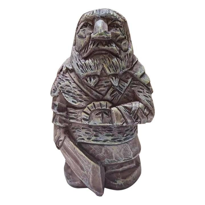 Baarian Viking Statue Odin Resin Viking Statue Figurine Pagan Resin ...