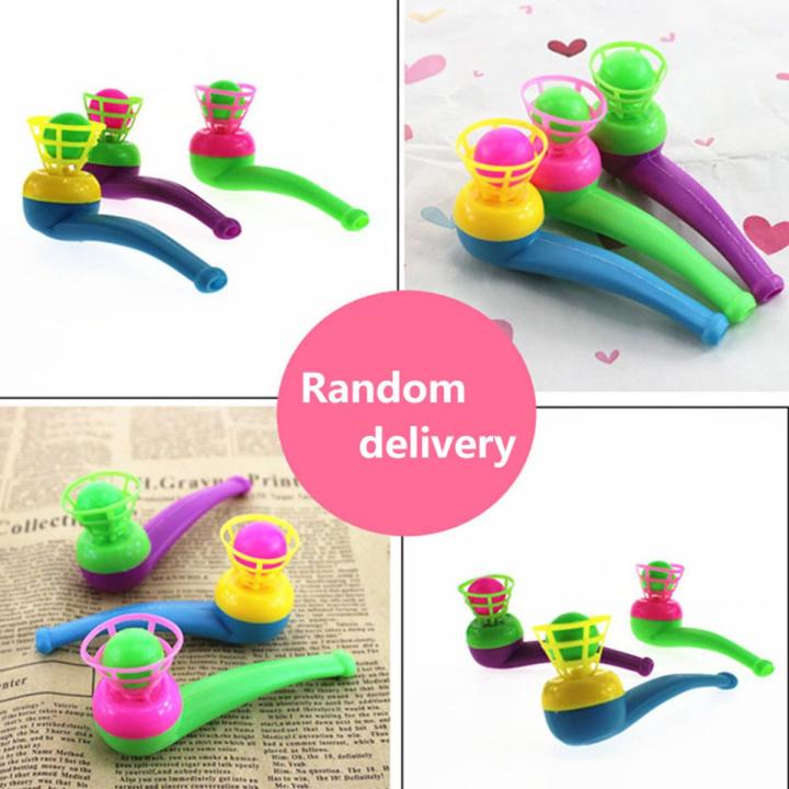 1pc Funny Magic Floating Ball Game Children Party Favor Blow Pipe Balls ...
