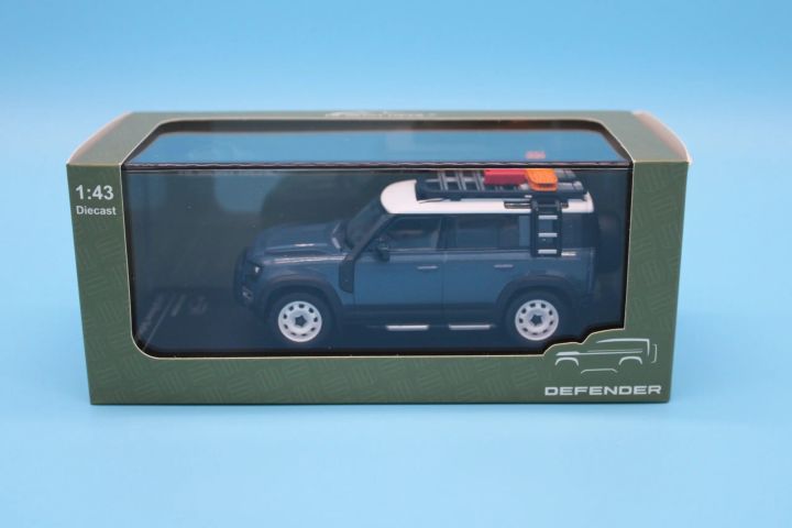 Land Rover Defender 90 2020 Tasman Blue, ALM410702 Almost Real 1:43 ...