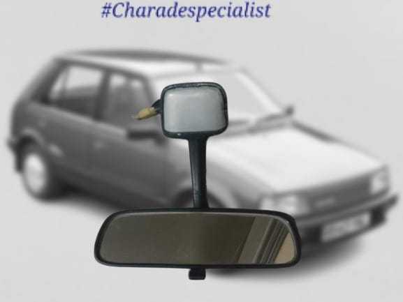 Daihatsu Charade 1984 -1986 Rear Back View Local Mirror | Daraz.pk