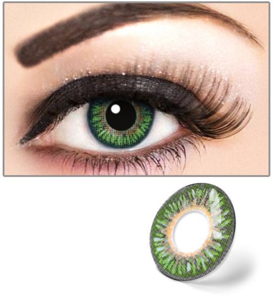 Nx Eye Color Lens Just Like Natural Lens Shade Name Green free kit ...