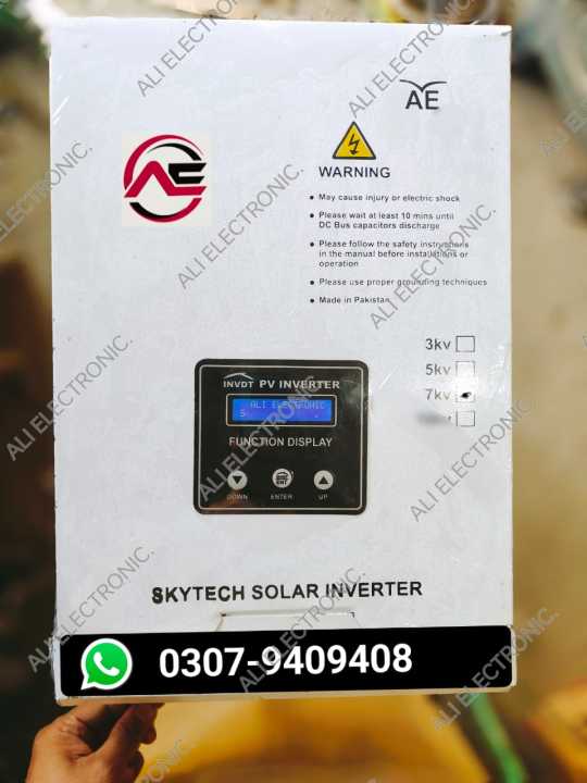 7Kw Solar Inverter Off-grid Without Battery And Wapda | Daraz.pk