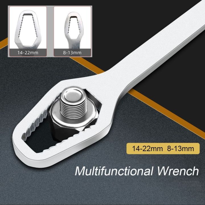 8-22mm Adjustable Screw Nuts Hand Tool Universal Wrenches Repair Tools ...