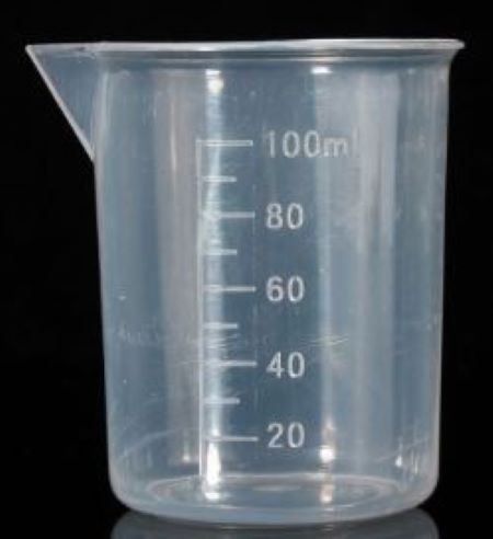 Plastic Graduated Beaker Transparent for Lab Kitchen 100ML | Daraz.pk