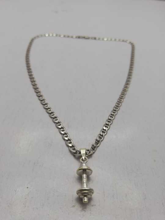 Pandent Chain for men’s Italian Chandi 925 with box. | Daraz.pk