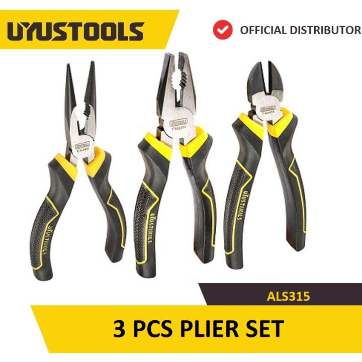 UYUSTOOLS - 3 PCS PLIER SET (ALS315) | Daraz.pk