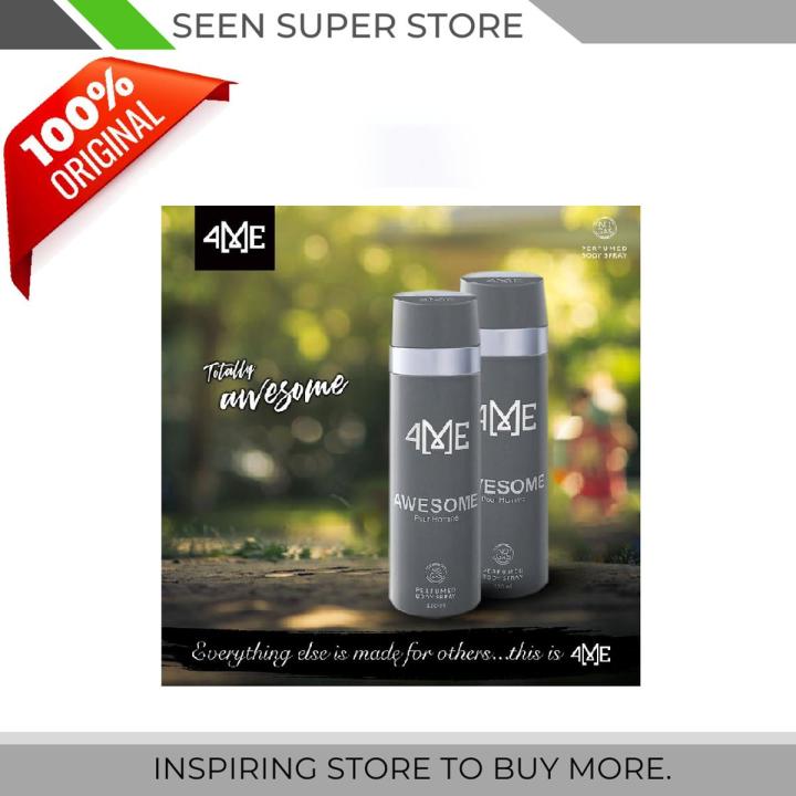 4ME PERFUMED BODY SPRAY Awesome POUR FEMME 120 ML (1 Pack) | Daraz.pk