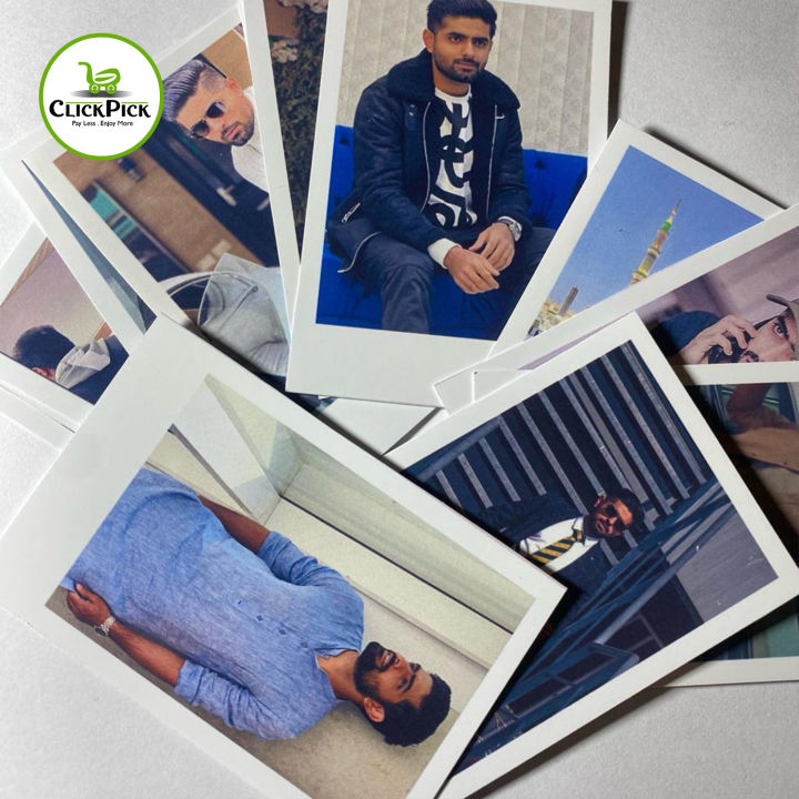 Babar Azam Polaroids | Brands lovers | Perfect size for mobile back ...
