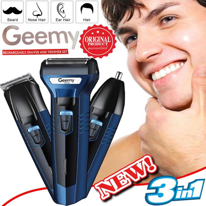 Professional ( 3 in 1 ) Geemy GM-566 Electric Shaver / Hair Clipper ...