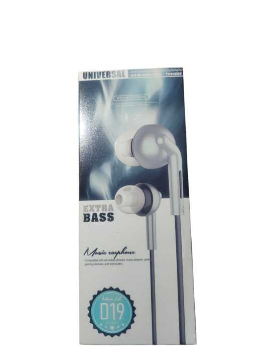 Hand Free Headphone 3.5MM In-Ear Headphone Extra Base HD Sound Quality ...