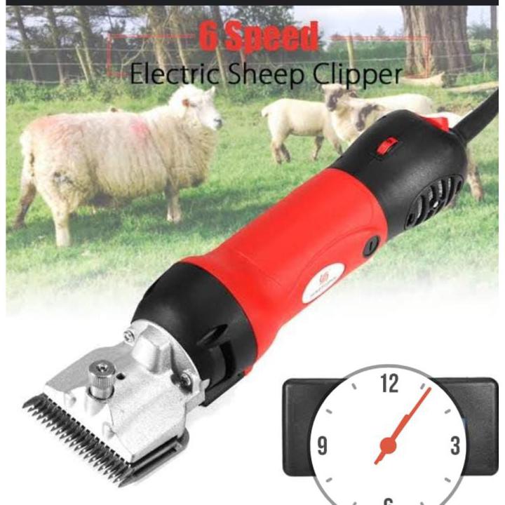 Heavy Duty 6-Speed Electric Sheep & Livestock Clipper | Professional ...