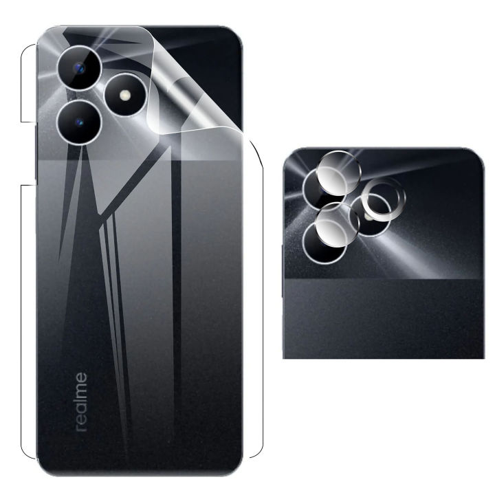 Realme note 50 Back Protection Clear Jelly Soft Ultra Clear Jell + Back ...