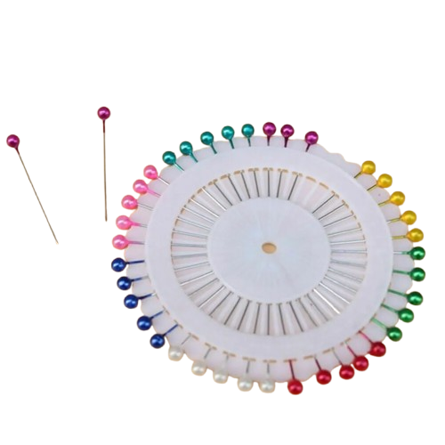 Multicolor Head Sewing Pins Wheel – 40pcs | 1.5” Dressmaker & Craft ...