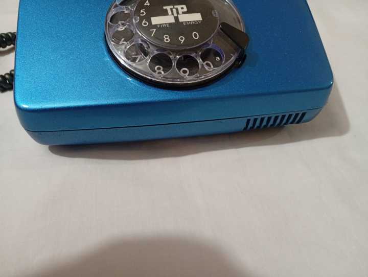 Antique classic Vintage Rotary Blue Telephone set– Fully Working Retro ...