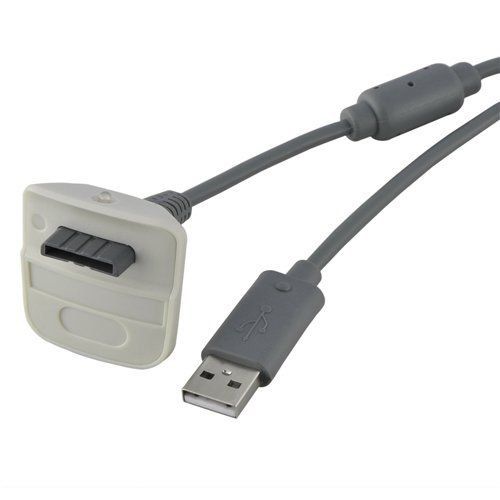 USB Charger Play and Charge Cable Cord for Xbox 360 Wireless Controller ...