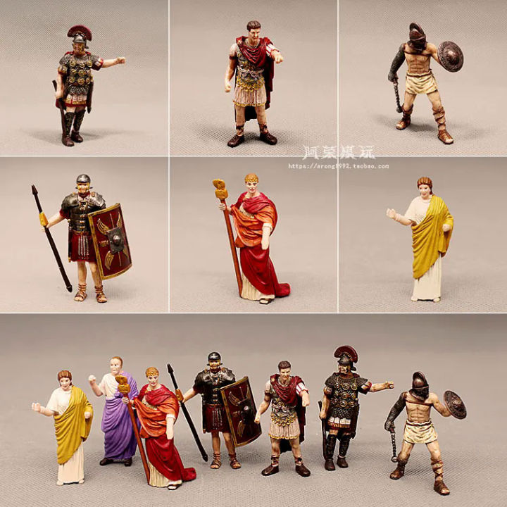 Miniature Medieval Rome Knight Spartan Warriors Crusader Cavalry Guard ...