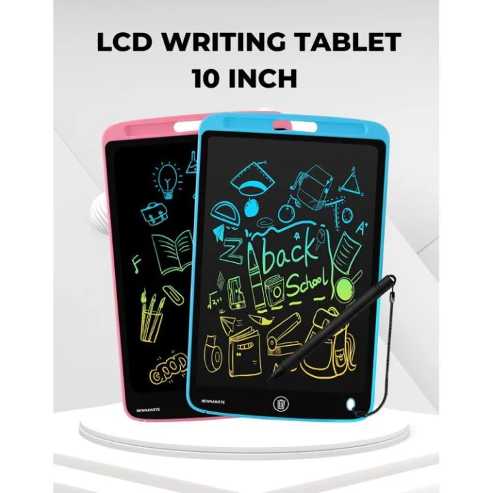 LCD Writing Tablet 10 Inch Electronic Slate E Writer Digital Memo Pad ...