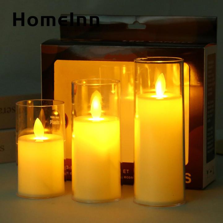 Led Fake Candle Led Flameless Candle Lamp Battery Operated Flickering ...