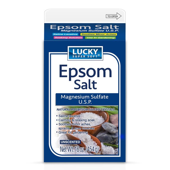 Lucky Super Soft Magnesium Sulfate U.S.P. Epsom Salt, 16 Ounce | Daraz.pk