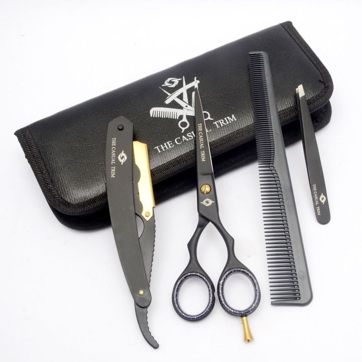 Premium Stainless Steel Barber Kit for Professional Hair Cutting and ...