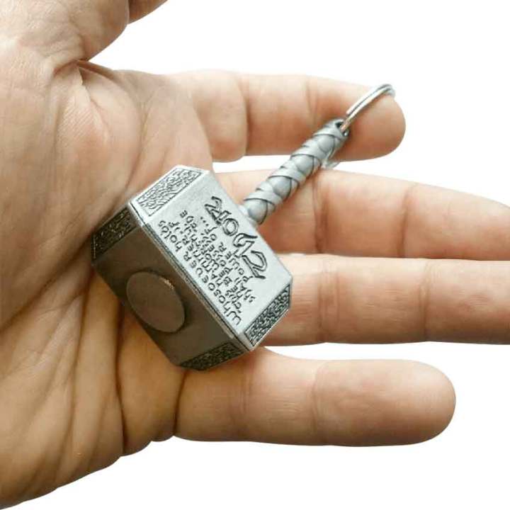 ⚡ Thor Hammer Keychain – Mini Mjolnir Key Ring for Marvel Fans | Daraz.pk