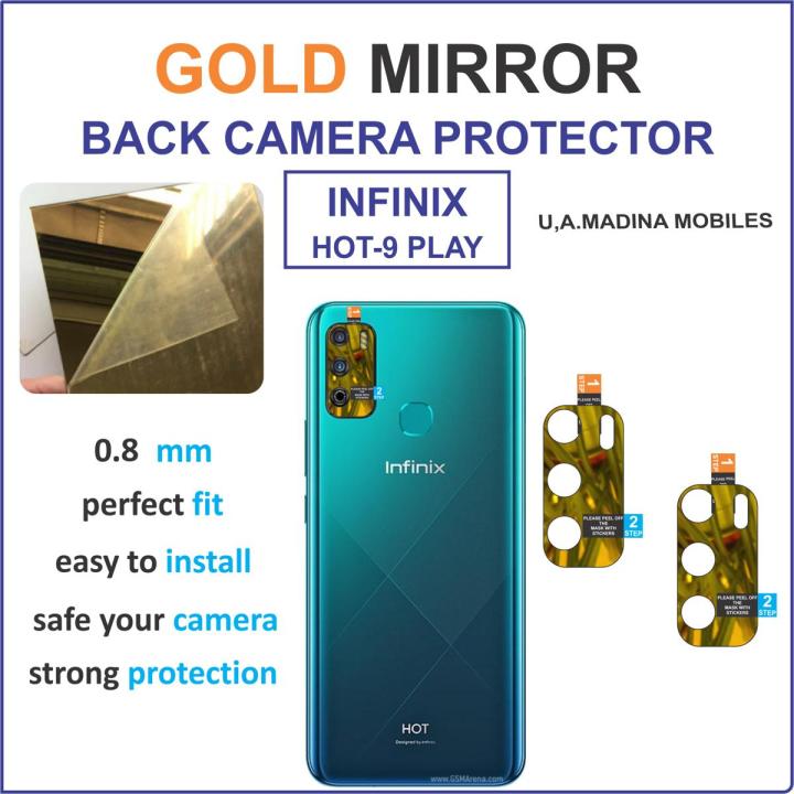 INFINIX HOT-9 PLAY GOLD SHINE BACK CAMERA PROTECTOR | Daraz.pk