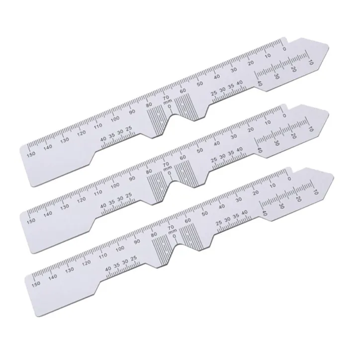 3pcs High Precision Professional Optical Ruler Eye Ophthalmic Tool ...