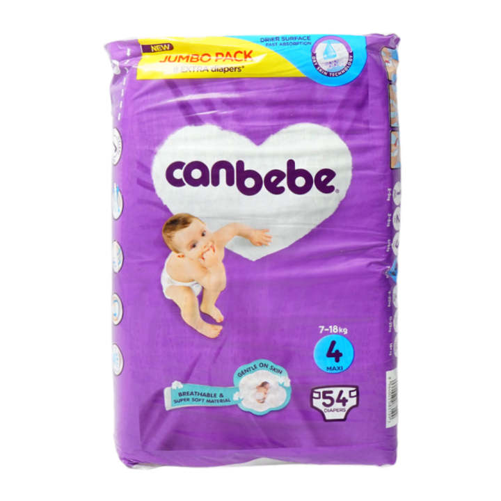 Alfatah Mall - CANBEBE DIAPER JUMBO MAXI 4 54PCS 7-18 KG | Daraz.pk