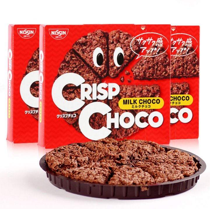 Japanese imported snacks NISSIN Nissin Sigao milk oatmeal chocolate ...