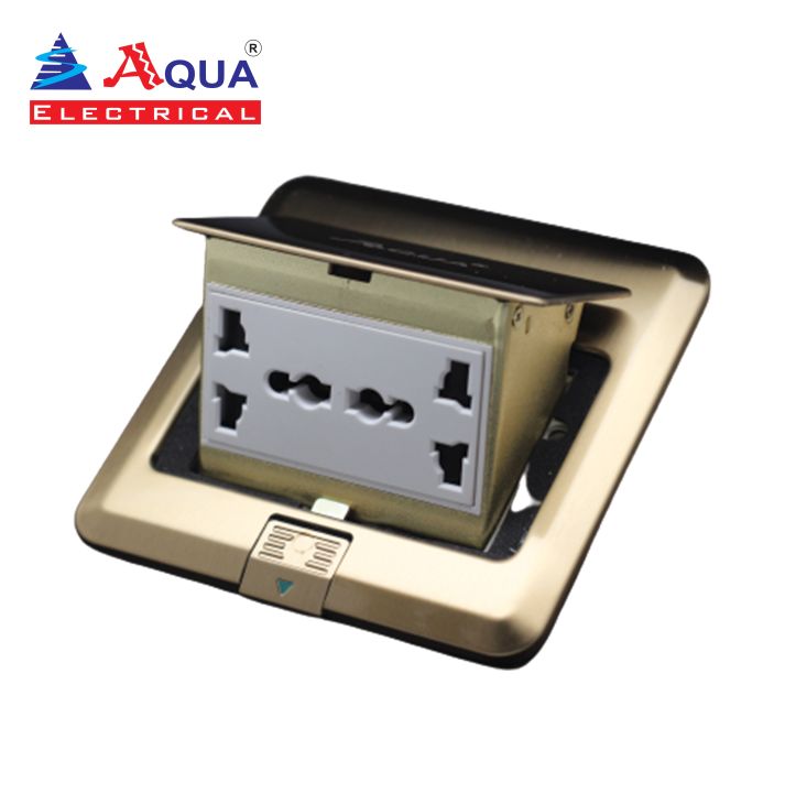 Aqua Floor Box Double Multi Socket Damping | Daraz.pk