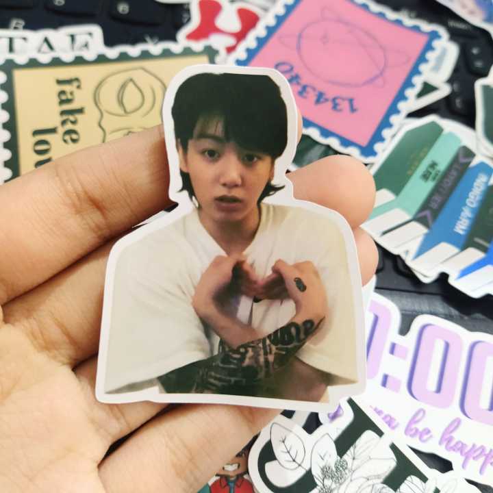 25 pcs BTS BANGTAN Premium Glossy Stickers 25pcs Pack ideal for ...