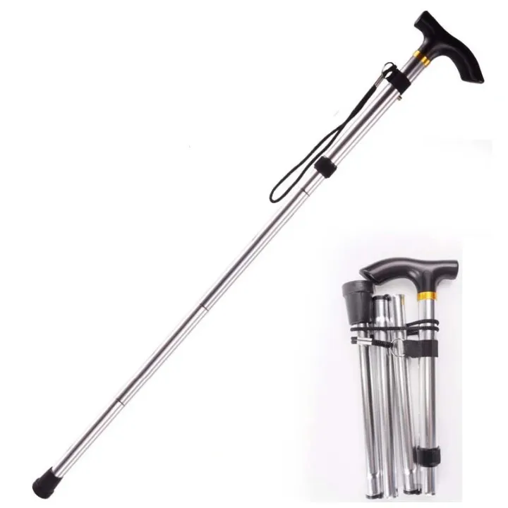 Aluminum Folding Cane - Foldable Walking Cane for Men, Women - Fold-up ...