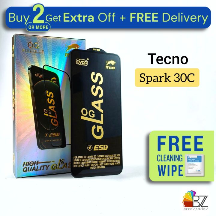 Tecno Spark 30C - OG Gorilla Glass Screen Protector- Premium Quality ...