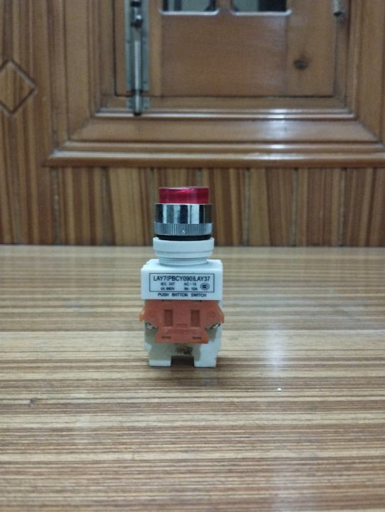 Red Light Push button switch 22mm | Daraz.pk