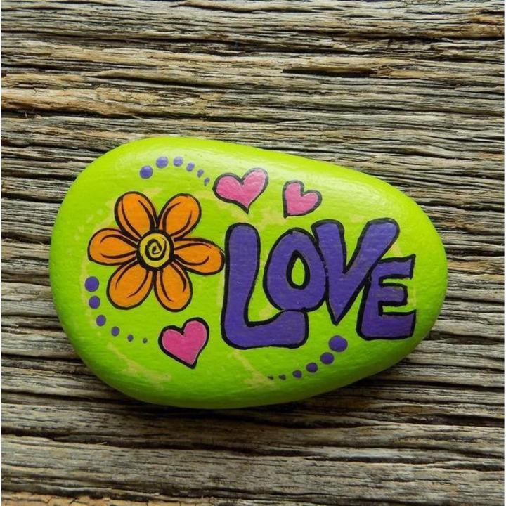 Pebbles/Rock Art for garden/plants.Acrylic painting on rocks | Daraz.pk