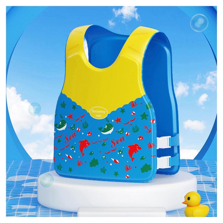 Kids Swim Vest Life Jacket Ultralight Swim Aid Floats Floating Swimsuit ...