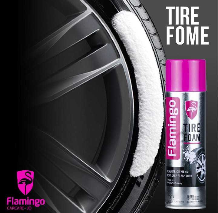 Flamingo Tire Foam Cleaner Spray -650ml | Multi-Purpose Car Interior ...