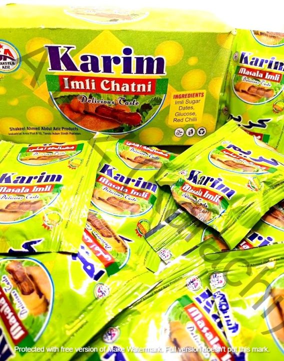 Karim Imli / Pack of 12 / Sweet And Sour Imli / Imli Paste / Khatti ...