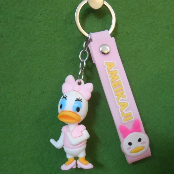 1 Piece Cartoon Character 3D Key Chain with Bracelet- Bag Keyring ...