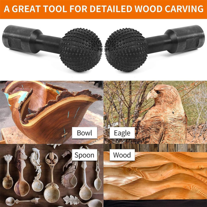 LE Sphere Rotary Burr Metal Ball Gouge Angle Grinder Attachments Power ...