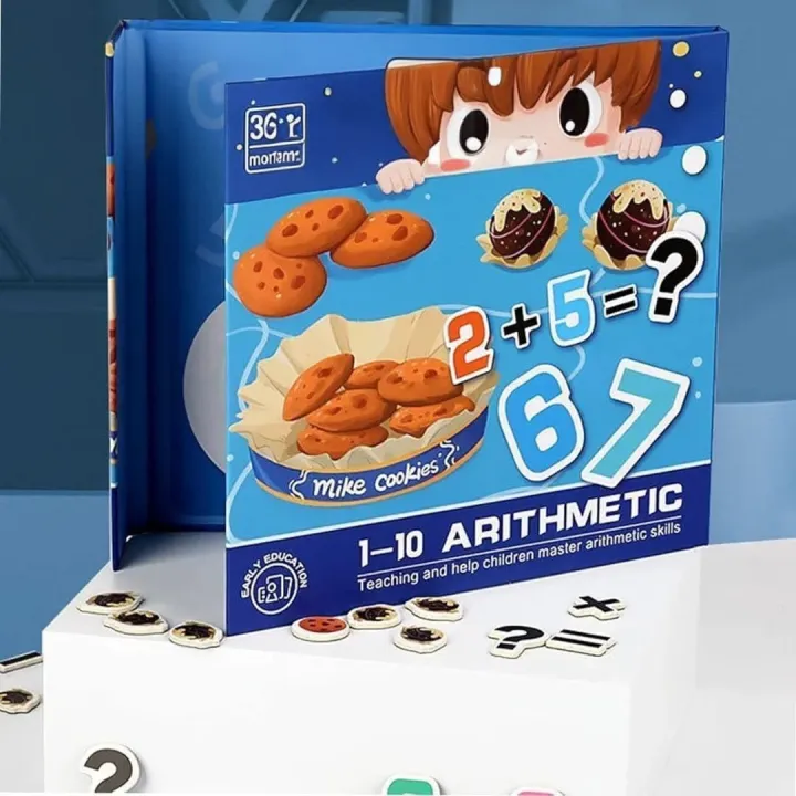 Magnetic Arithmetic Math Book Digital Teaching Aids number ...