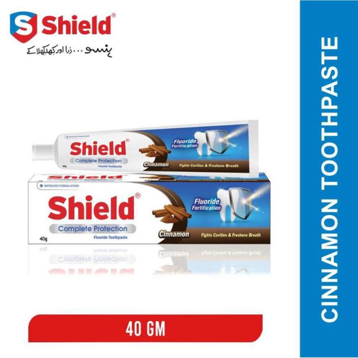 Shield Cinnamon Toothpaste - 40GM | Daraz.pk