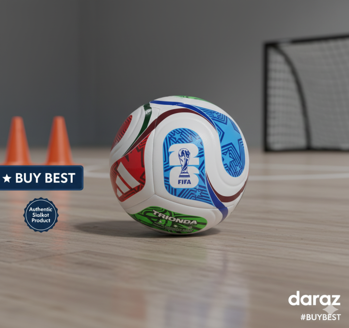 FIFA World Cup 2026 Sialkot FOOTBALL – Professional Size 5, 4, 3 | PU ...