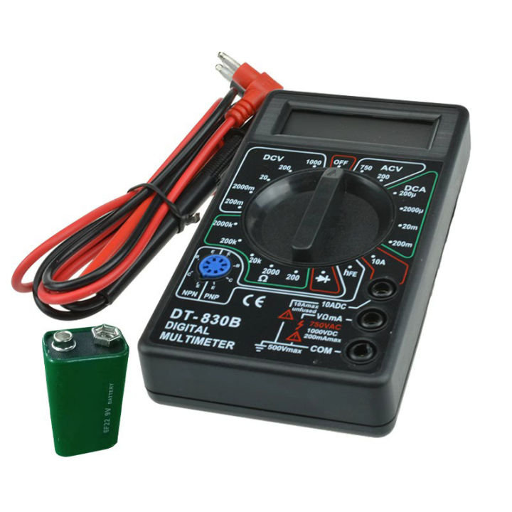 Digital display portable multimeter DT830B mini pocket digital meter ...