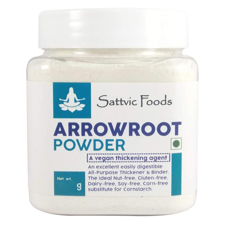 Sattvic Foods Arrowroot Powder (150 g) (Gluten-Free) Vegan Thickening ...