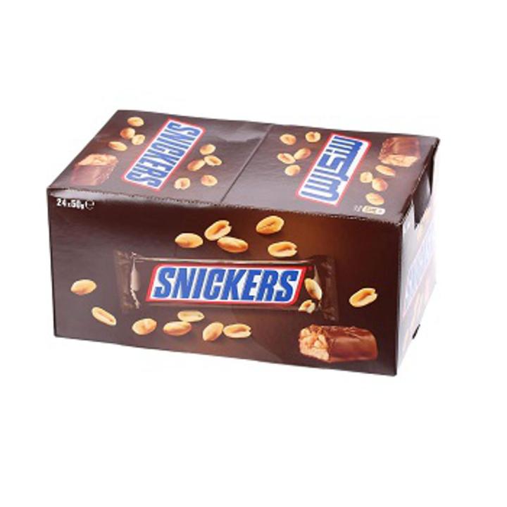 Snickers Chocolate Bar Imported Chocolate (24 Pcs Box), 50gmx24 | Daraz.pk