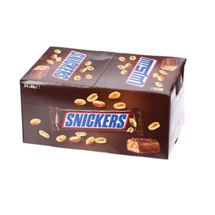 Snickers Chocolate Bar Imported Chocolate (24 Pcs Box), 50gmx24 | Daraz.pk