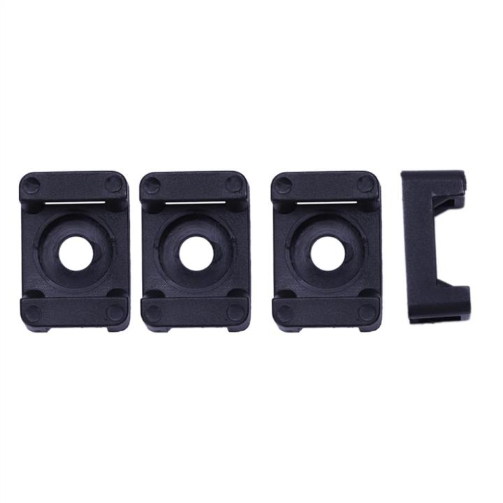 Support-60 x Cable Tie Saddle Support-Black | Daraz.pk