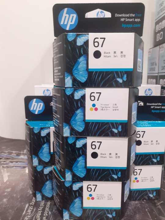 HP 67 Original Ink Cartridges Set Black And Color Set Pack | Daraz.pk